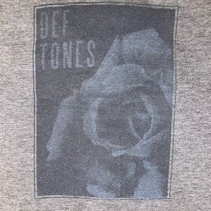 Tops | Rare Gray Deftones Rose Tank | Poshmark